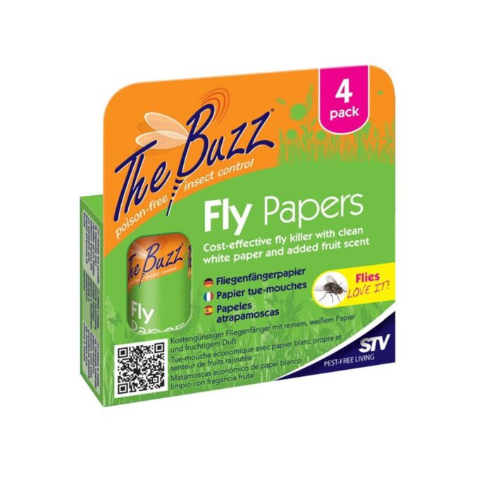 Fly Papers Insect Control - 4 Pack – GROW FOLK