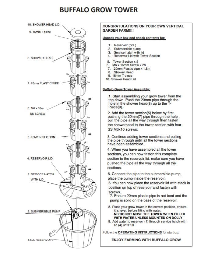 Grow Tower Complete 24 Grow Stations – GROW FOLK