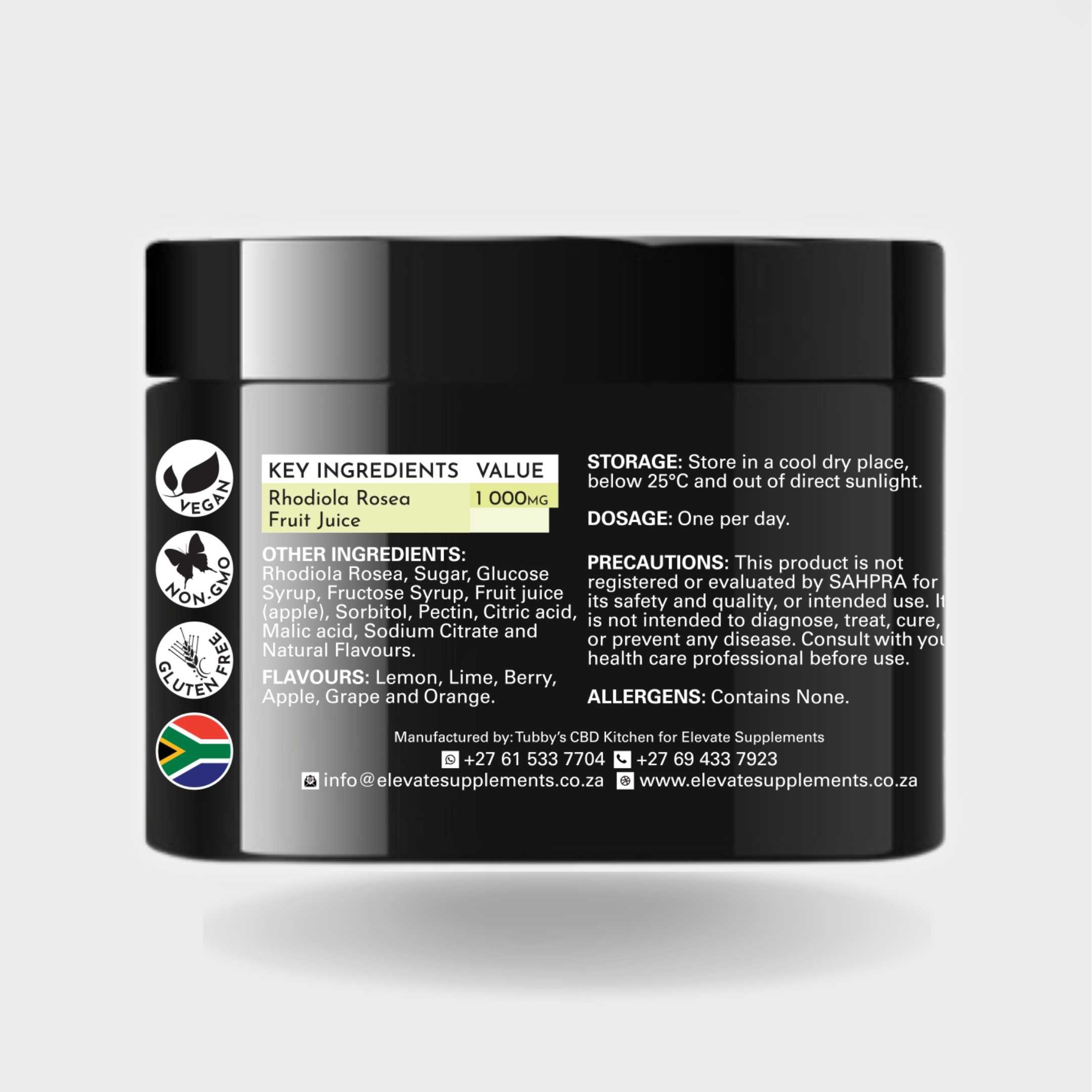 Rhodiola Rosea Gummies – GROW FOLK