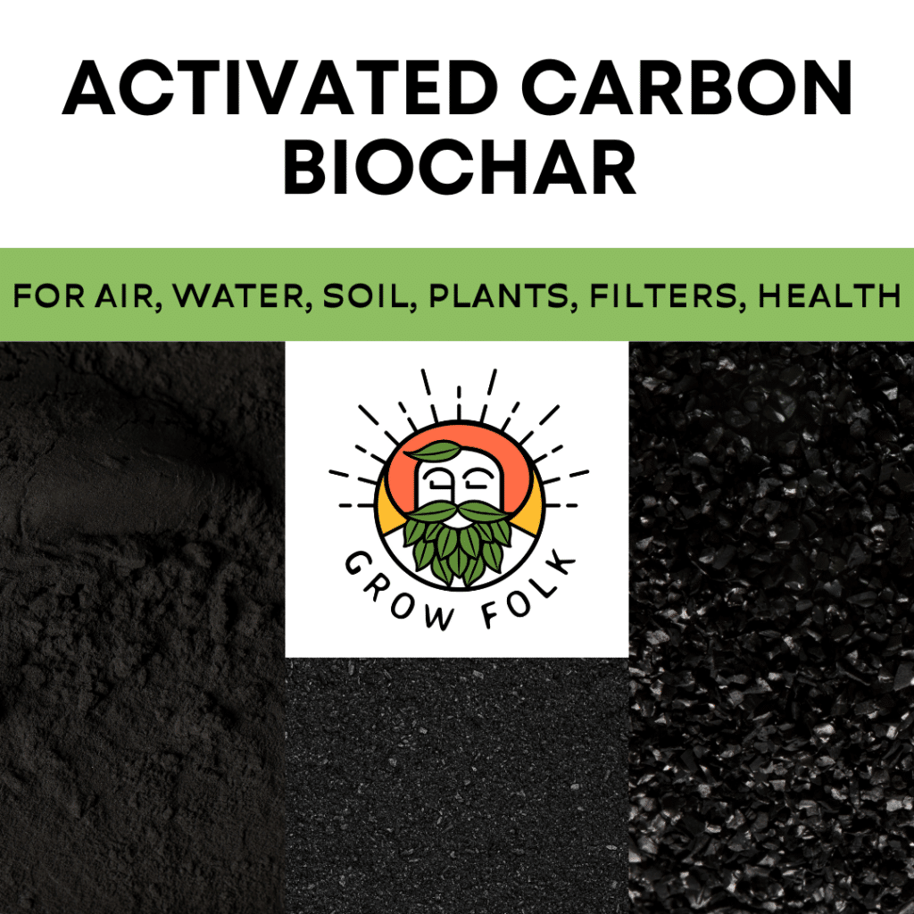 Activated Carbon / Biochar 1.6-3.4mm – GROW FOLK