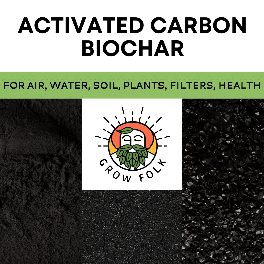 Activated Carbon / Biochar 1.6-3.4mm – GROW FOLK